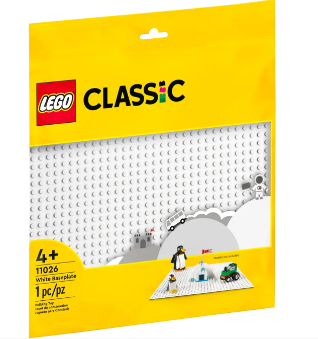LEGO Classic Baseplate | White – Hillwave Networks